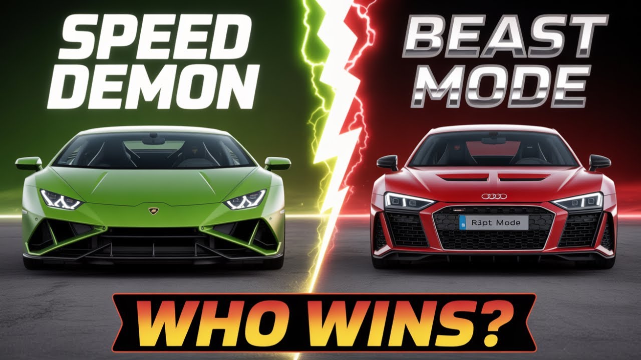 Lamborghini Huracán EVO SPEED DEMON or Audi R8 Performance Beast? - YouTube