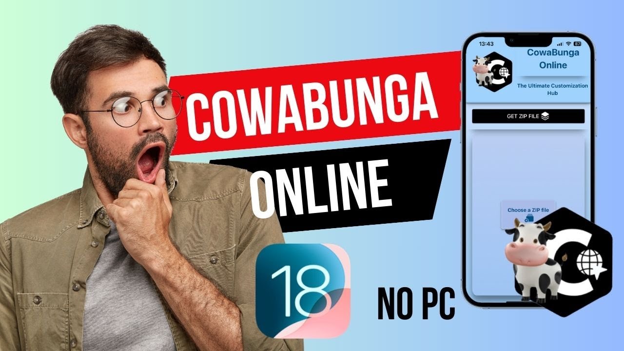 Cowbunga online for iOS 18 - YouTube