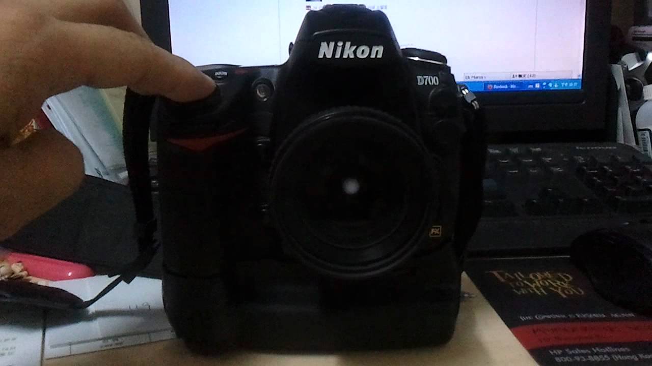 8 FPS: Nikon D700 + MB-D10 Battery Grip - YouTube