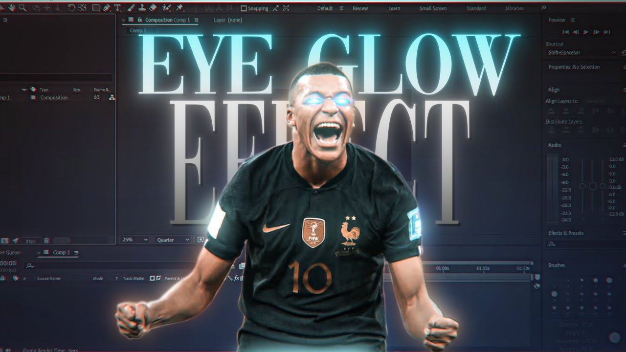 Create Eye Glow Effect in After Effects | Quick & Easy After Effects ...