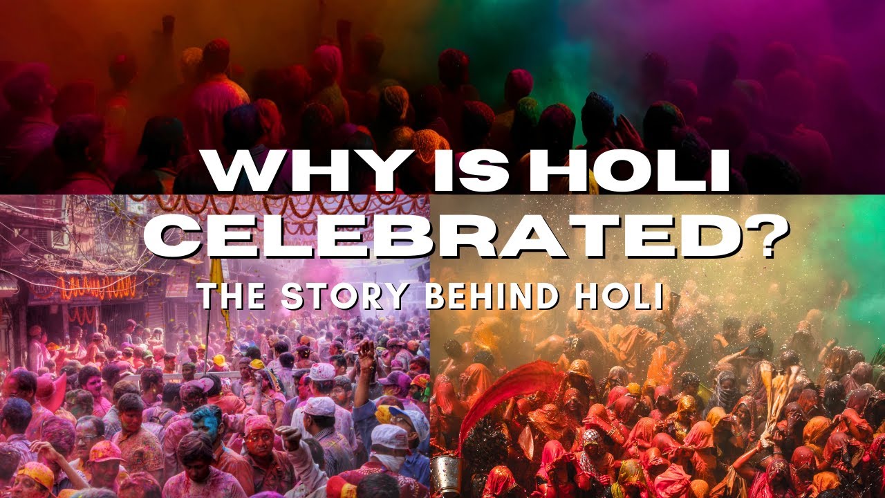 Why is Holi Celebrated? | The Story Behind Holi | Festival of Colors # ...