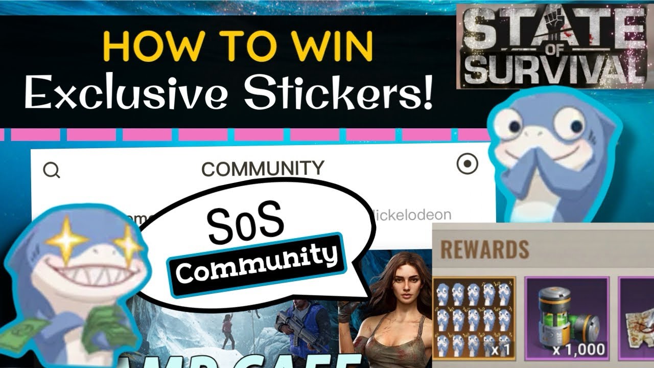 STATE OF SURVIVAL: How to Win EXCLUSIVE Community Stickers @SoS_Honey ...