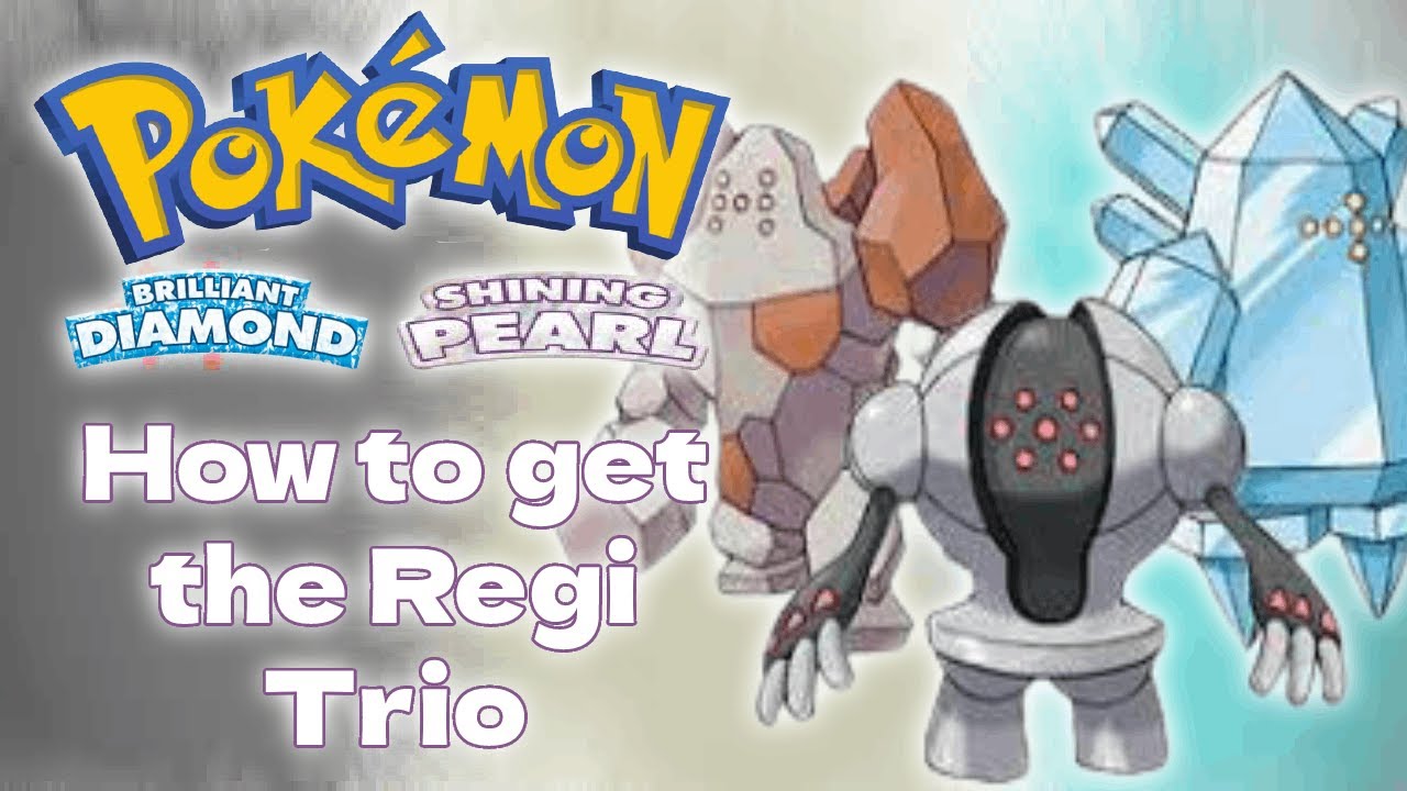 How to catch the Regi Trio Registeel, Regice, Regirock Pokémon ...
