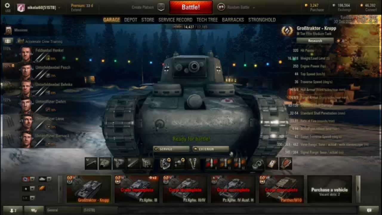 Gr.Tr. Grosstraktor Krupp, Premium T3 Medium Tank, World of Tanks - YouTube