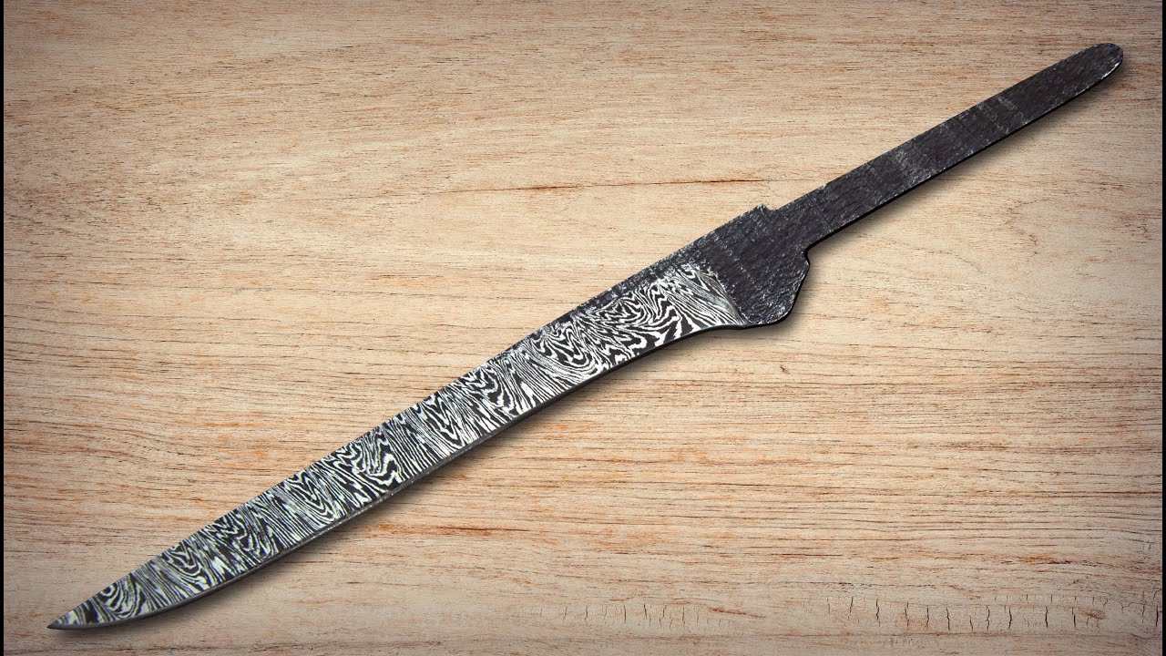 Fillet Knife Fishing Knife Hand Forged Damascus Steel Blank Blade ...