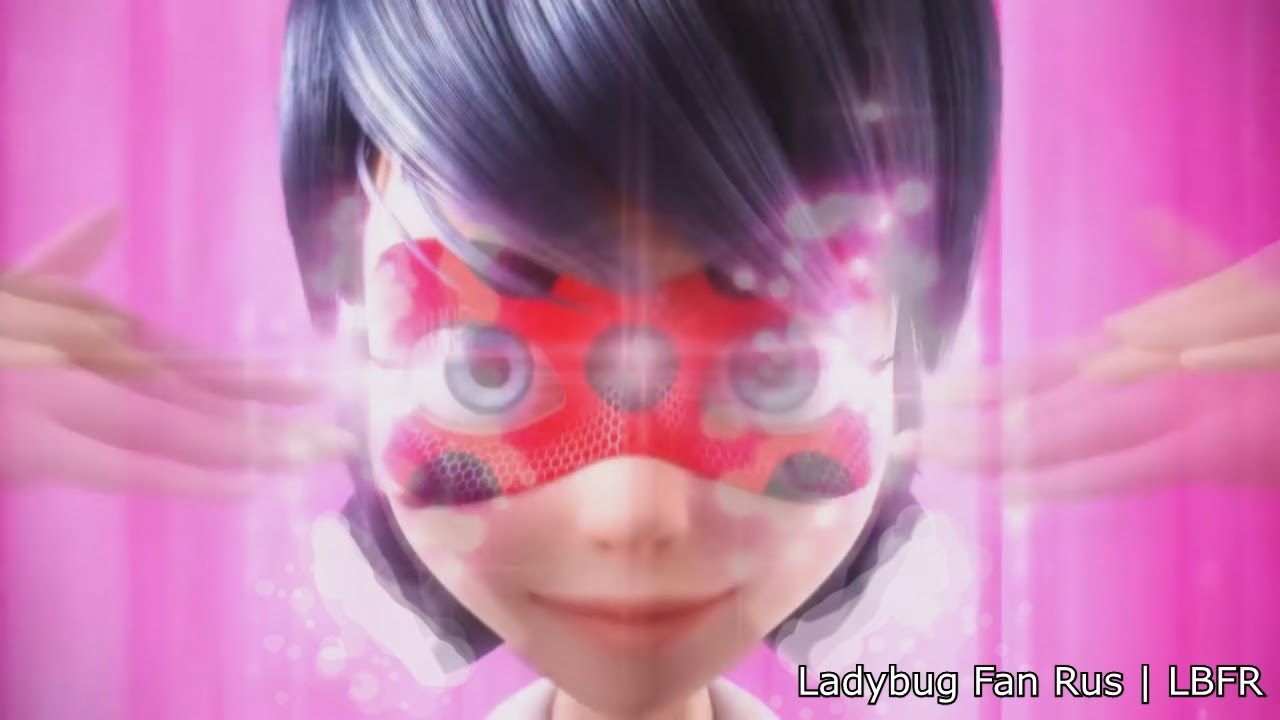 Marinette transformation with a buns and animation of the appearance of ...