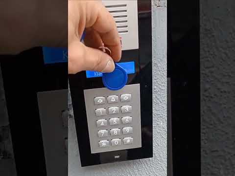 Audio görüntülü diafon anahtarlık tanımlama kart tanımlama