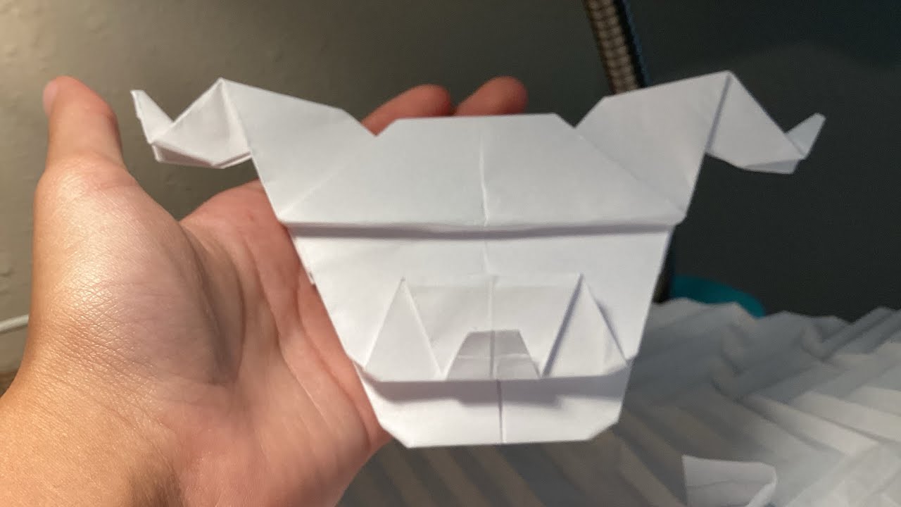 Origami Longhorn Bookmark | Jul Creates | Tutorial - YouTube