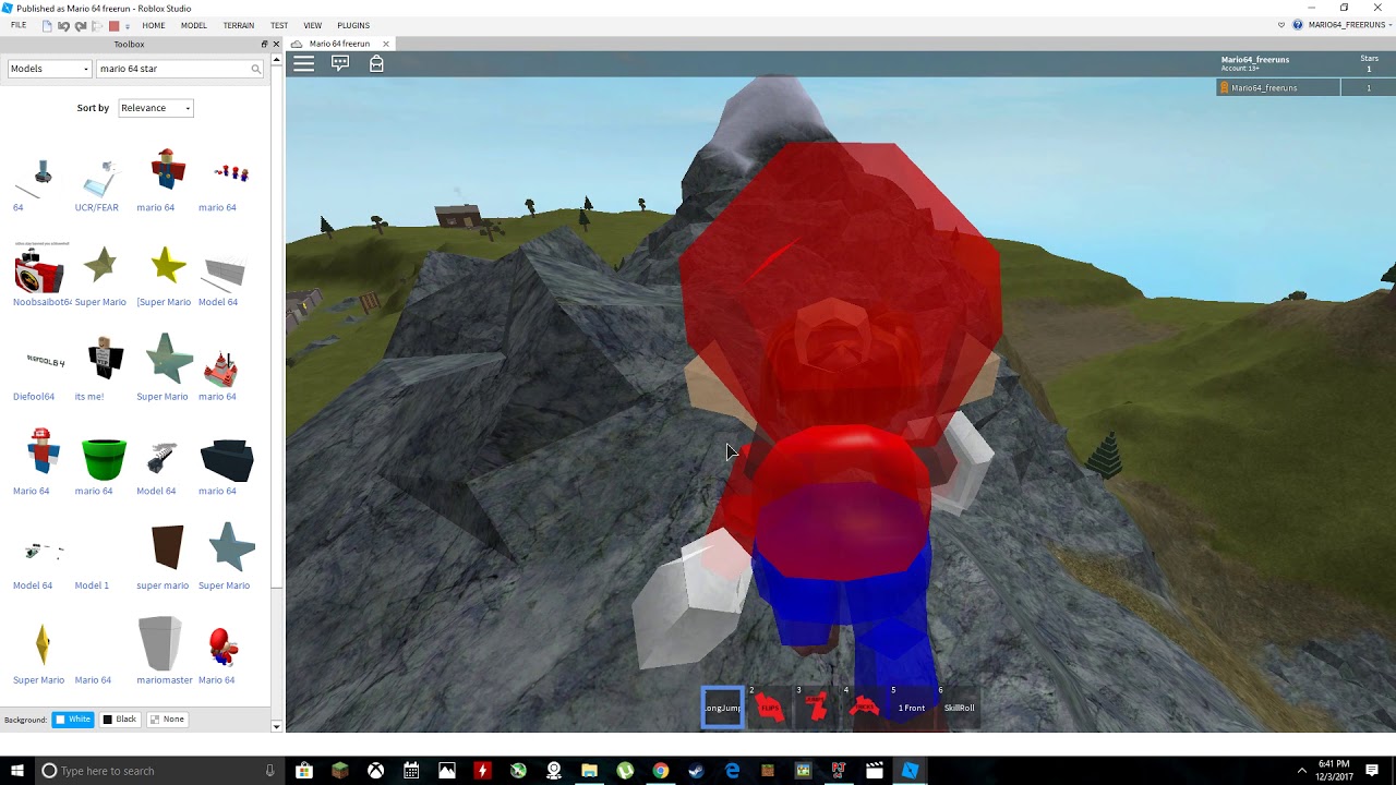mario 64 (kinda) in roblox - YouTube