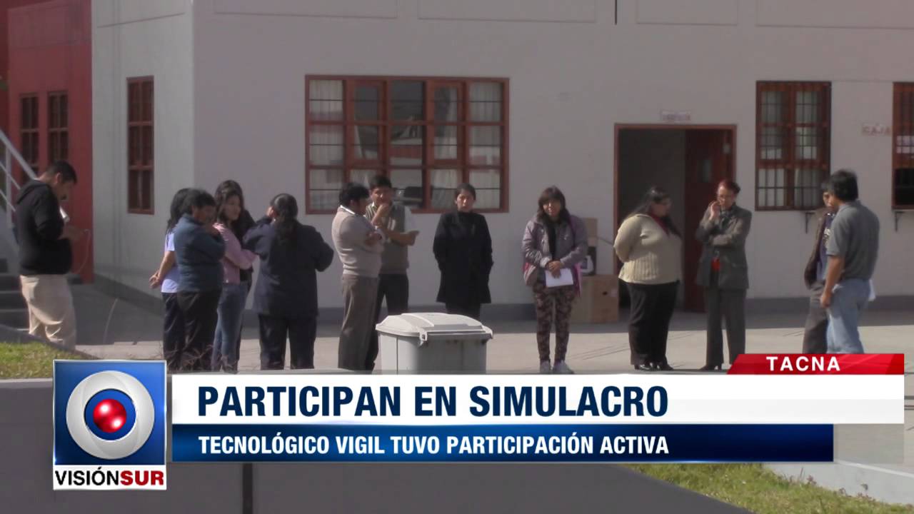 PARTICIPAN EN SIMULACRO - YouTube