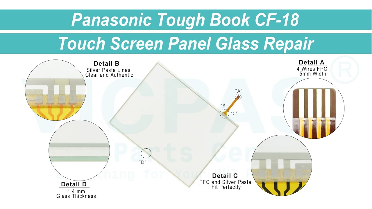 Panasonic CF-18 Toughbook Touch Screen Panel Repair - YouTube