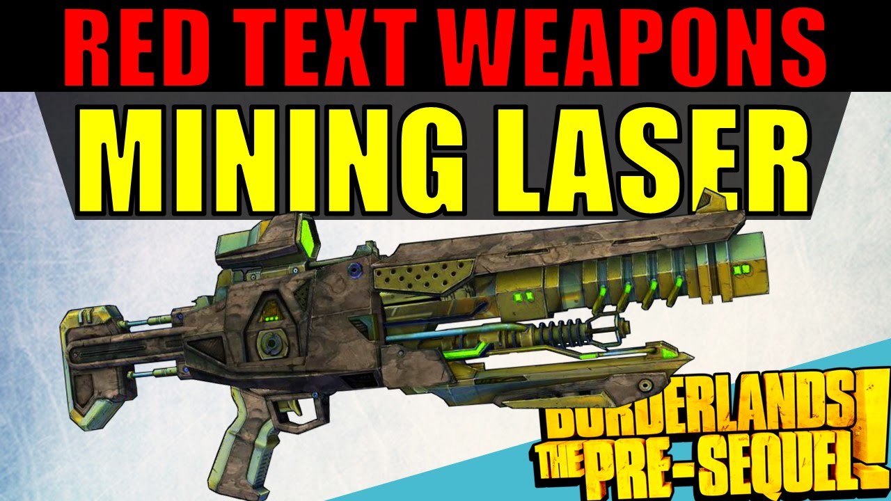 Lvl 70 Mining Laser | Triple Railgun in Borderlands: The Pre-Sequel ...