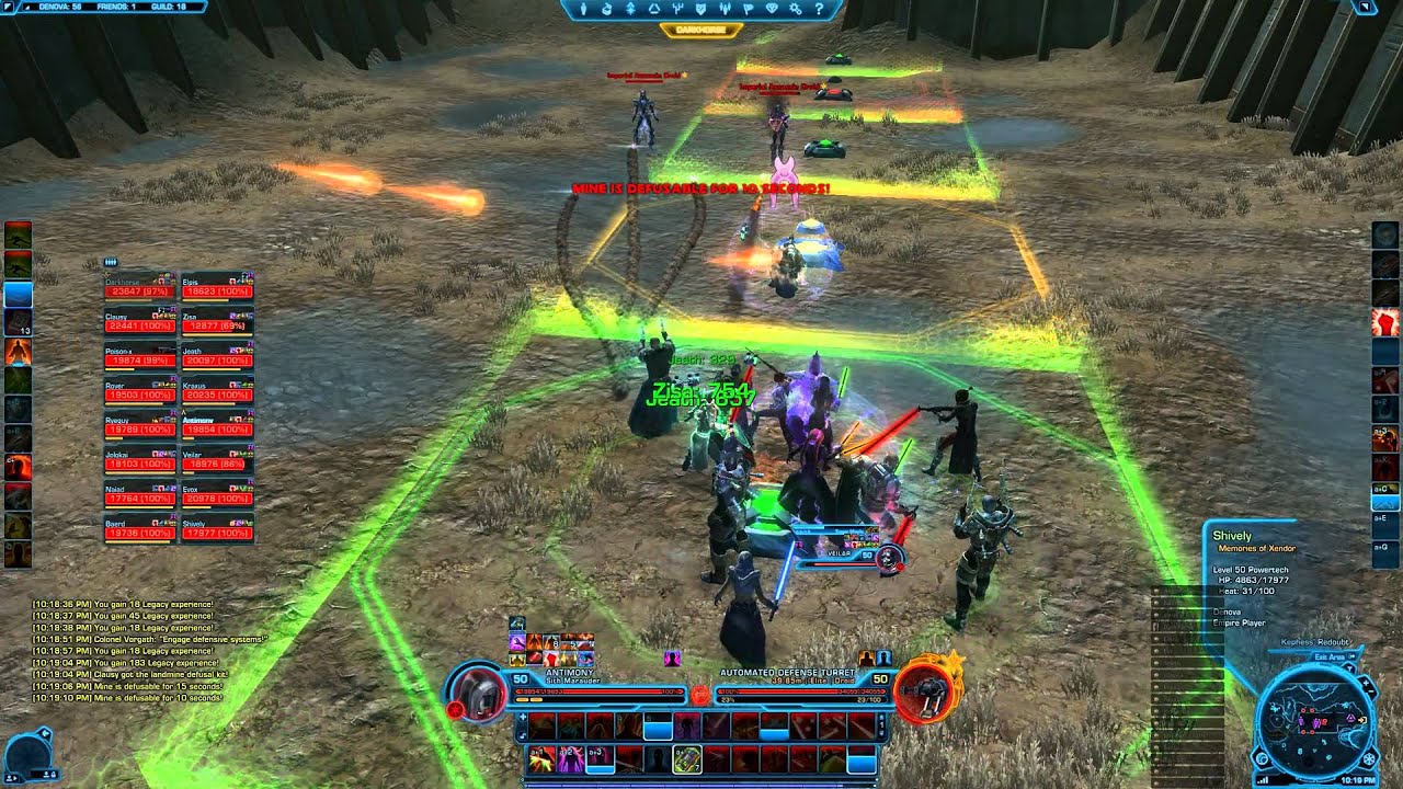 SWTOR - Memories of Xendor - Denova Story 16 - Colonel Vorgath - YouTube