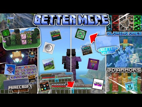 These 20 Packs Make Minecraft Bedrock BETTER! (Improved MCPE 0.26+)