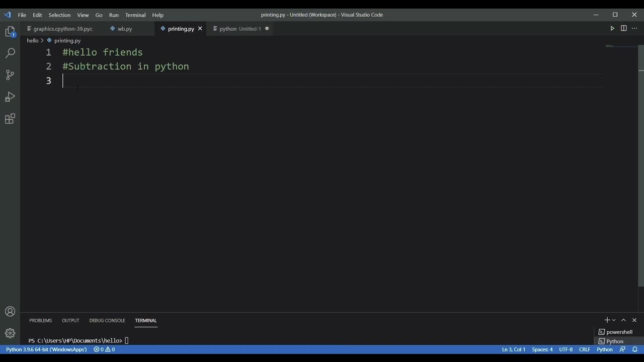 Subtraction In Python YouTube subtraction-in-python-youtube
