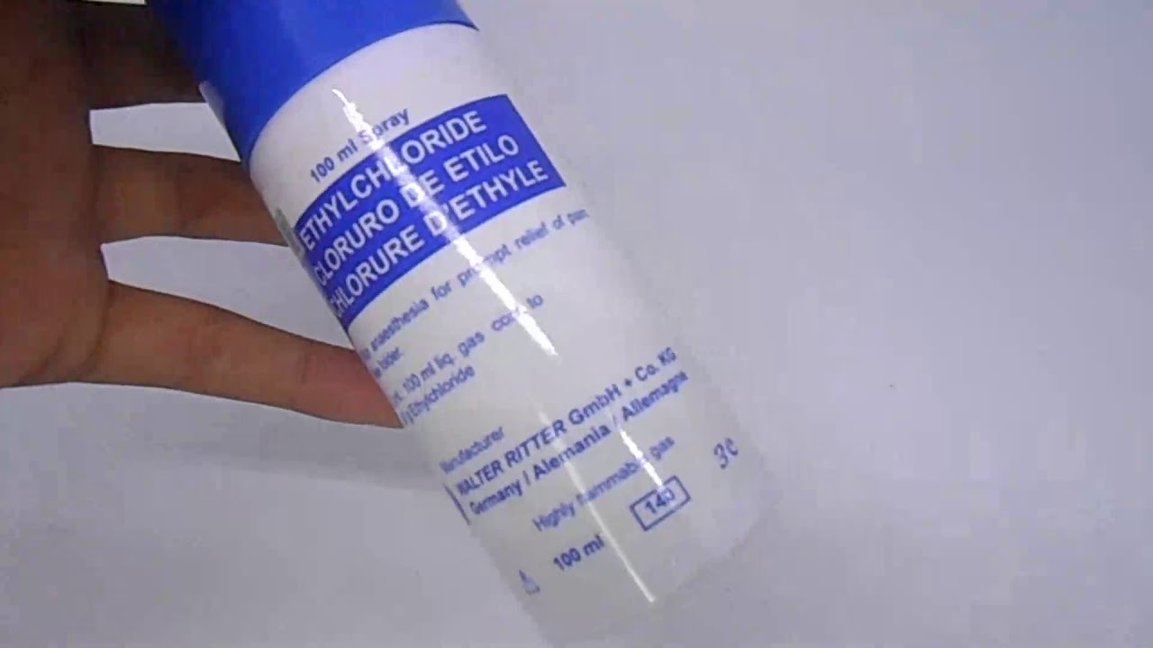 Spray Ethyl Chloride 100ml - YouTube