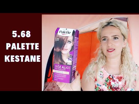 Palette kestane 5.68,Palette Kestane Püf Noktaları,Kestane Saç Boyası, palette 5.68,Palette Kestane,