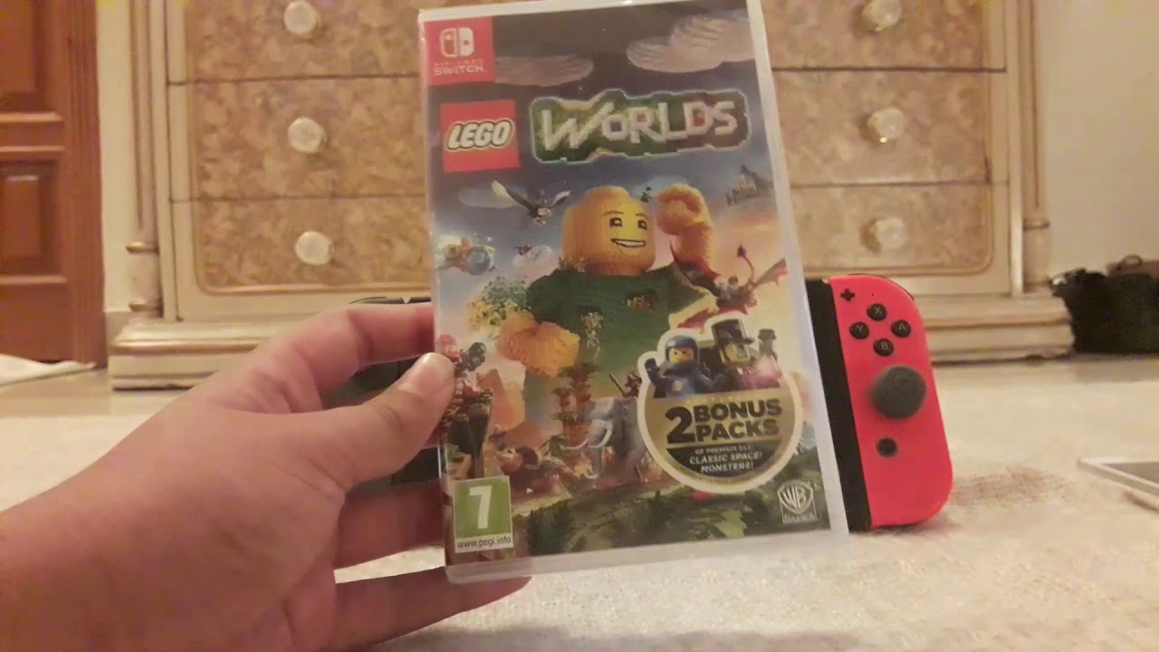 Lego Worlds Nintendo Switch Unboxing and Setup - YouTube