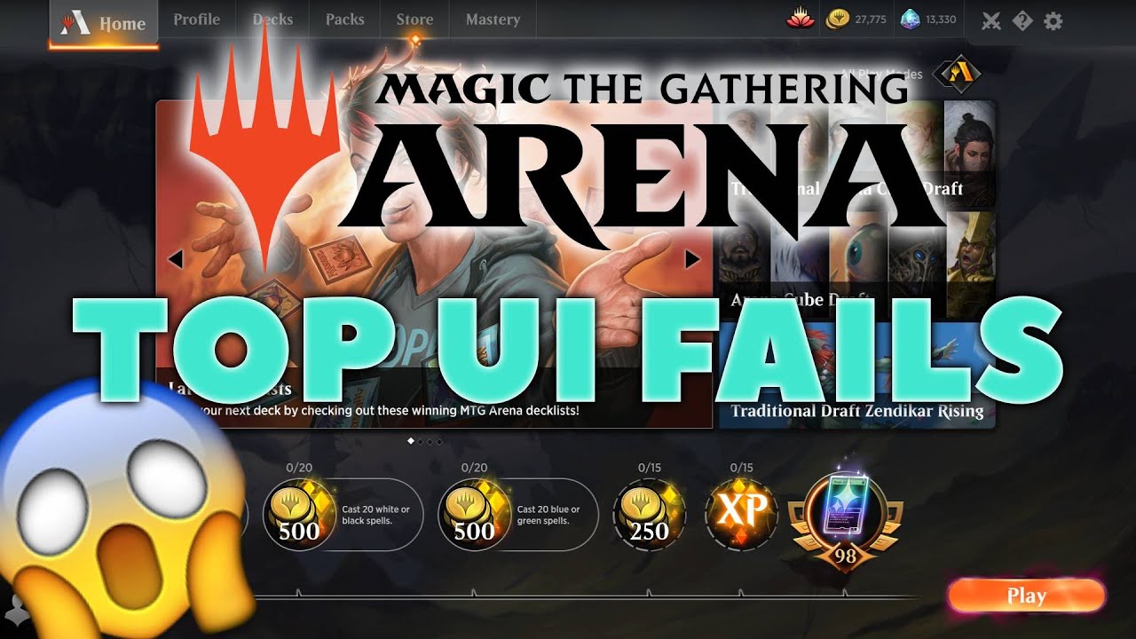 CAN WE FIX THIS?! Biggest UI issues Magic: The Gathering Arena - YouTube