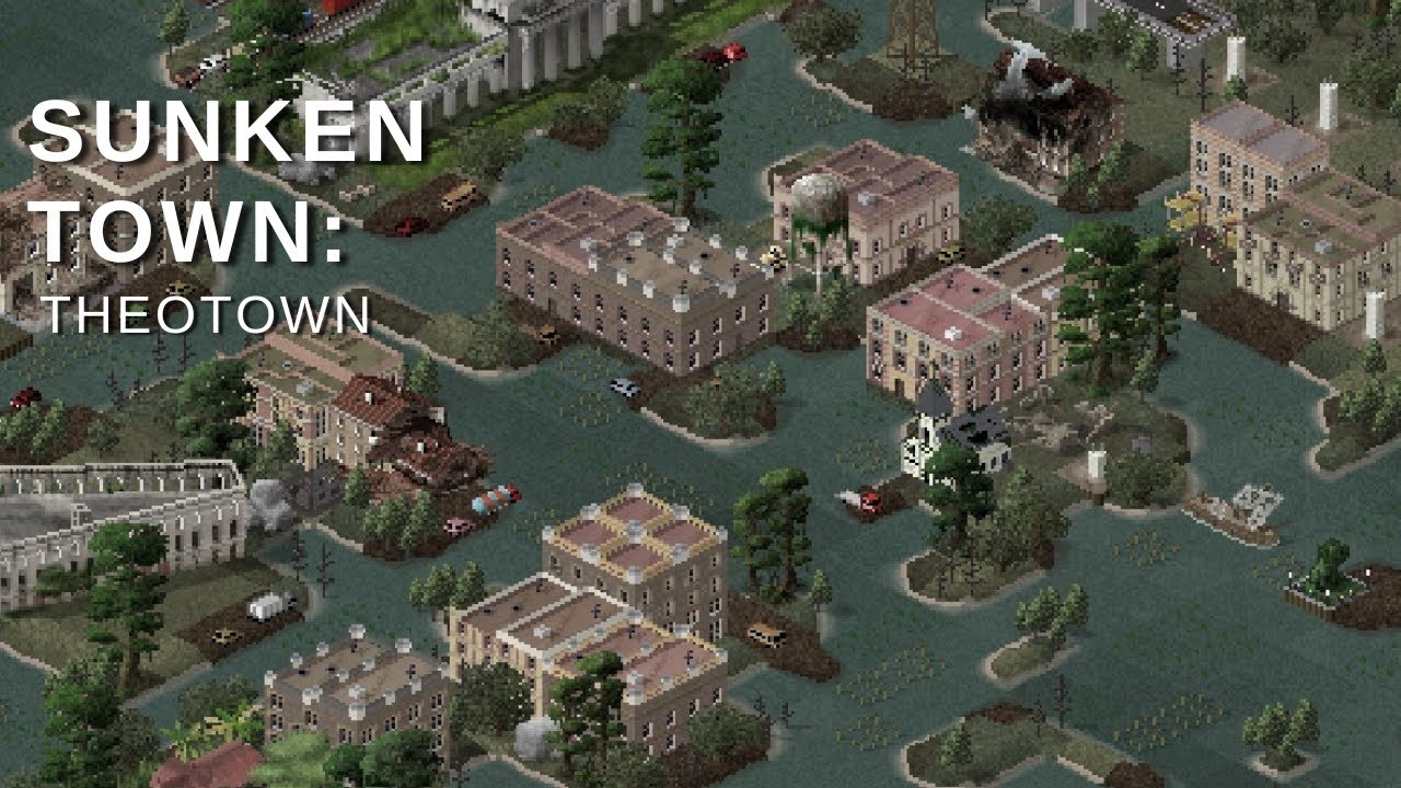 Sunken Town: Timelapse Build -Theotown. - YouTube