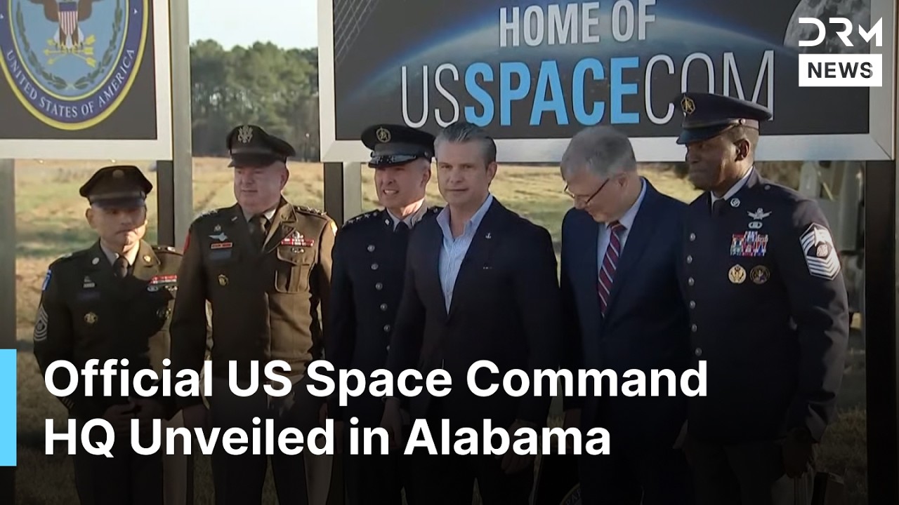 FULL CEREMONY: U.S. Defense Secretary Hegseth Unveils Historic Space ...