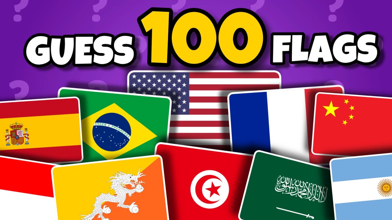 Flag Quiz - Can You Name 100 Countries By Their Flags? 🚩 Test Your ...