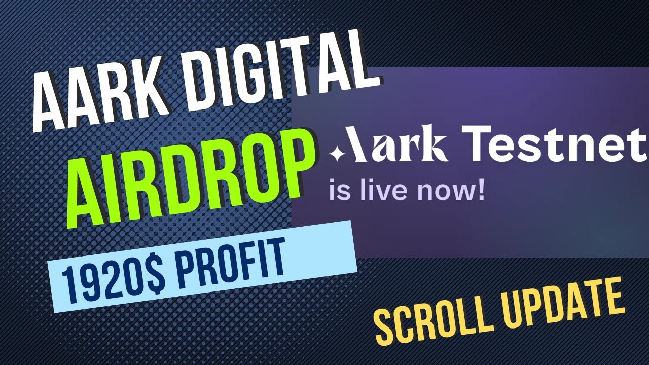 How To Join Aark Digital Airdrop | Zetachain Airdrop update| Scroll ...