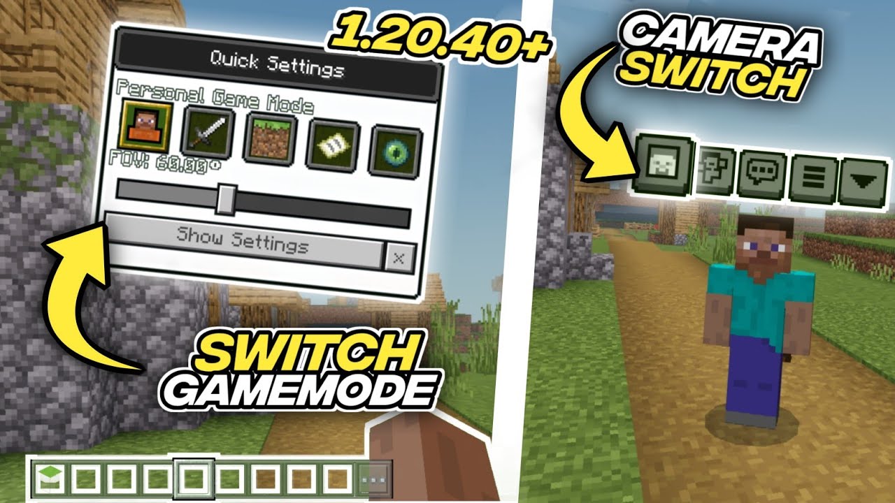 F5 Buttonquick Setting Minecraft Youtube