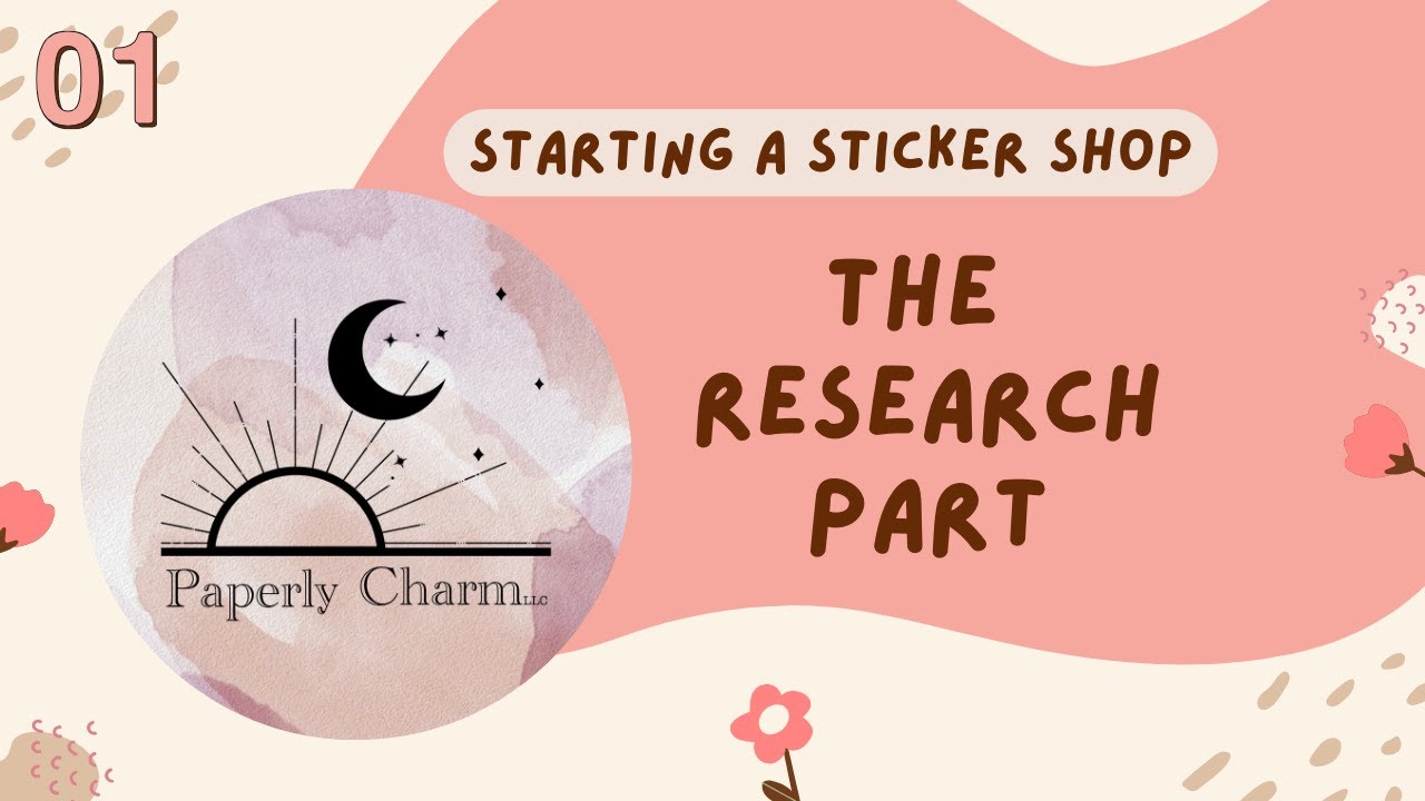 01 Studio & Life | Starting a Sticker Shop: The Research Part - YouTube