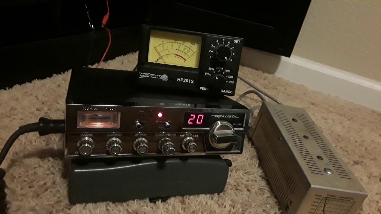 Realistic TRC-449 AM/SSB CB radio! - YouTube