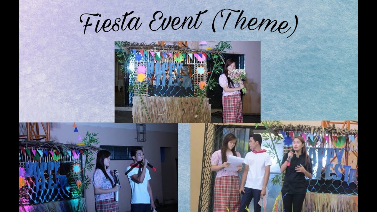 HAPPY FIESTA EVENT (THEME) || I'm a host? || STI COLLEGE - YouTube