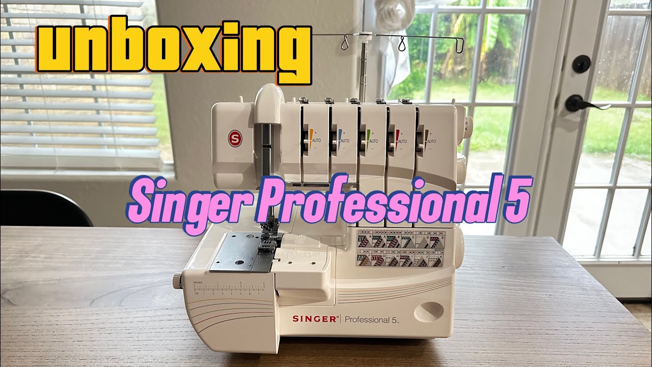 Unboxing Singer Professional 5 (14T968DC) | Coverhem, Coverstitch ...
