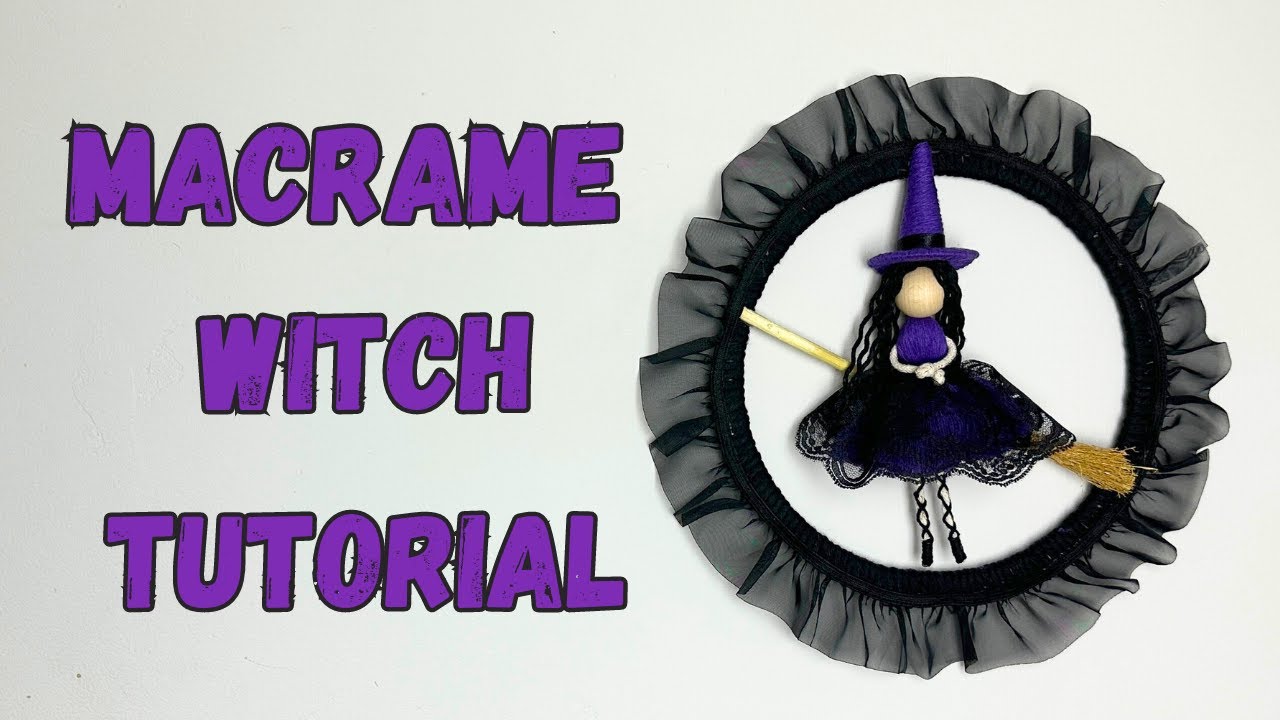 Craft Your Own Macramé Witch: DIY Home Decor Tutorial - YouTube