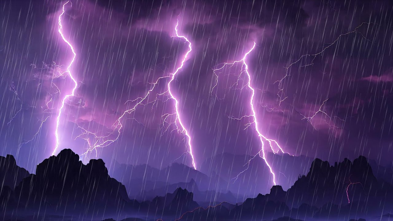 11 Hours 16 Minutes Thunderstorm Sounds for Sleeping - Heavy Rain ...