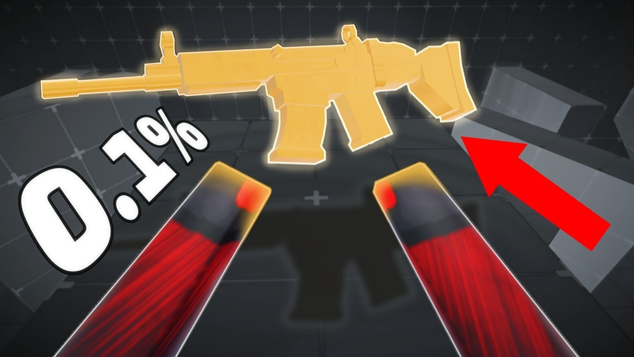 I got Gold Assault Rifle in Roblox Rivals - YouTube