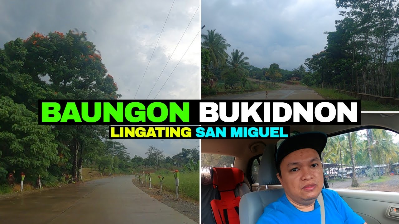 The End of CONCRETE ROAD! Lingating to San Miguel, Baungon, Bukidnon ...