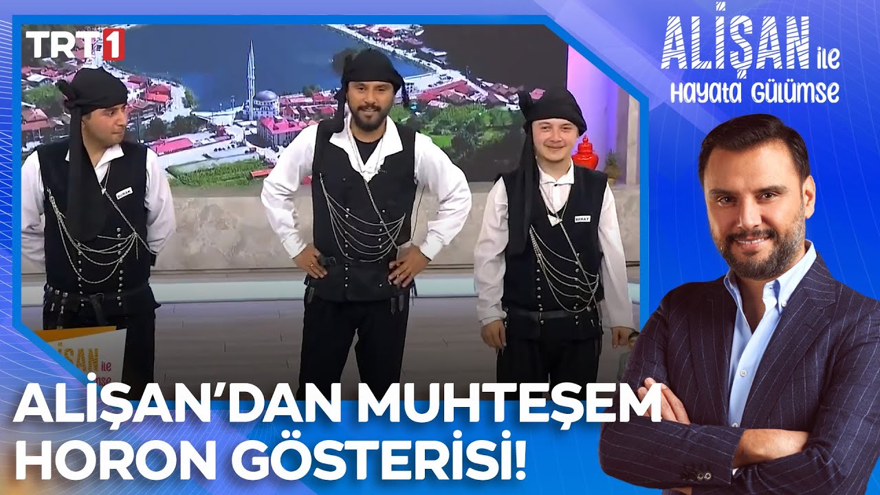 Alişan'dan muhteşem horon gösterisi! | @AlisanileHayataGulumseTRT - YouTube