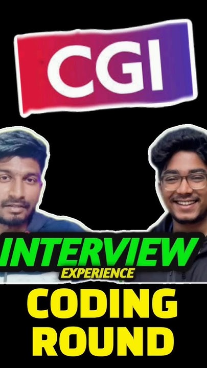 CGI CODING ROUND @akshayhangaragi #cgi #interview - YouTube