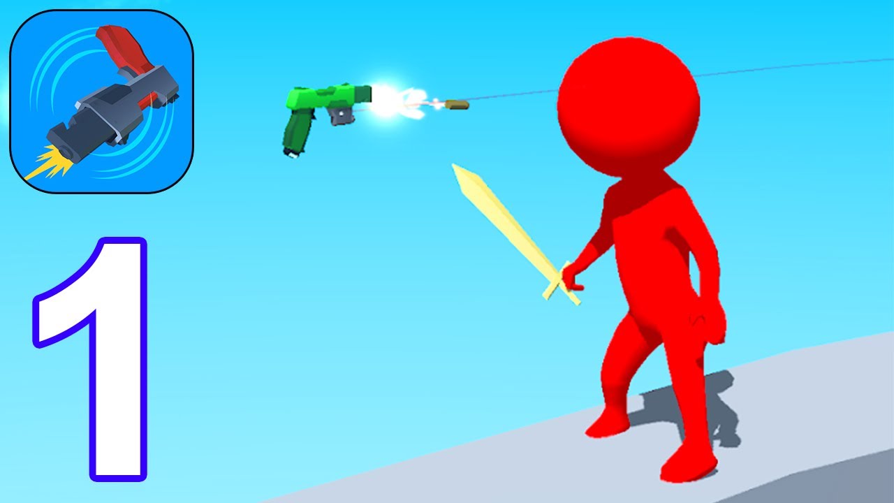 Gun Sprint - Gameplay Part 1 All Levels 1-5 (Android, iOS) - YouTube