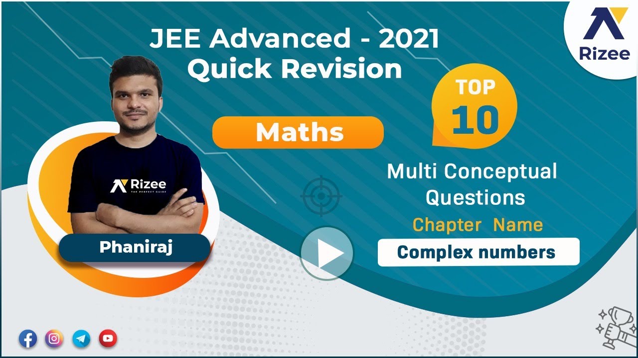 Complex numbers| JEE-Advanced | Maths | Quick Revision | JEE-2021 - YouTube