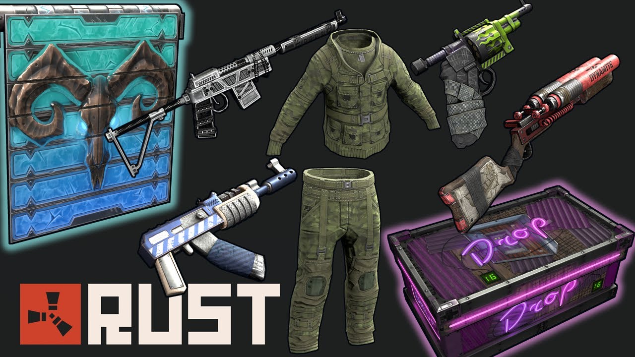 Rust Item Store Skin Previews Forest Raiders Neon Storage Lightweight ...