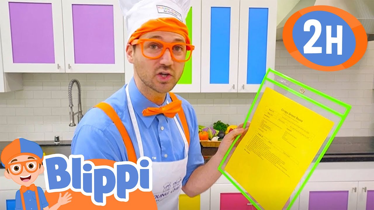 Learn to Cook - Yummy Vegetable Treats | Blippi | Educational Kids ...