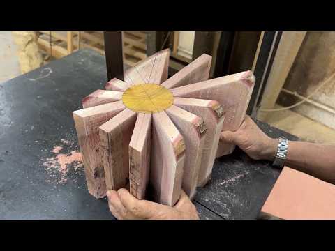Woodturning: Transforming Mixed Wood into a Beautiful Segmented Vase
