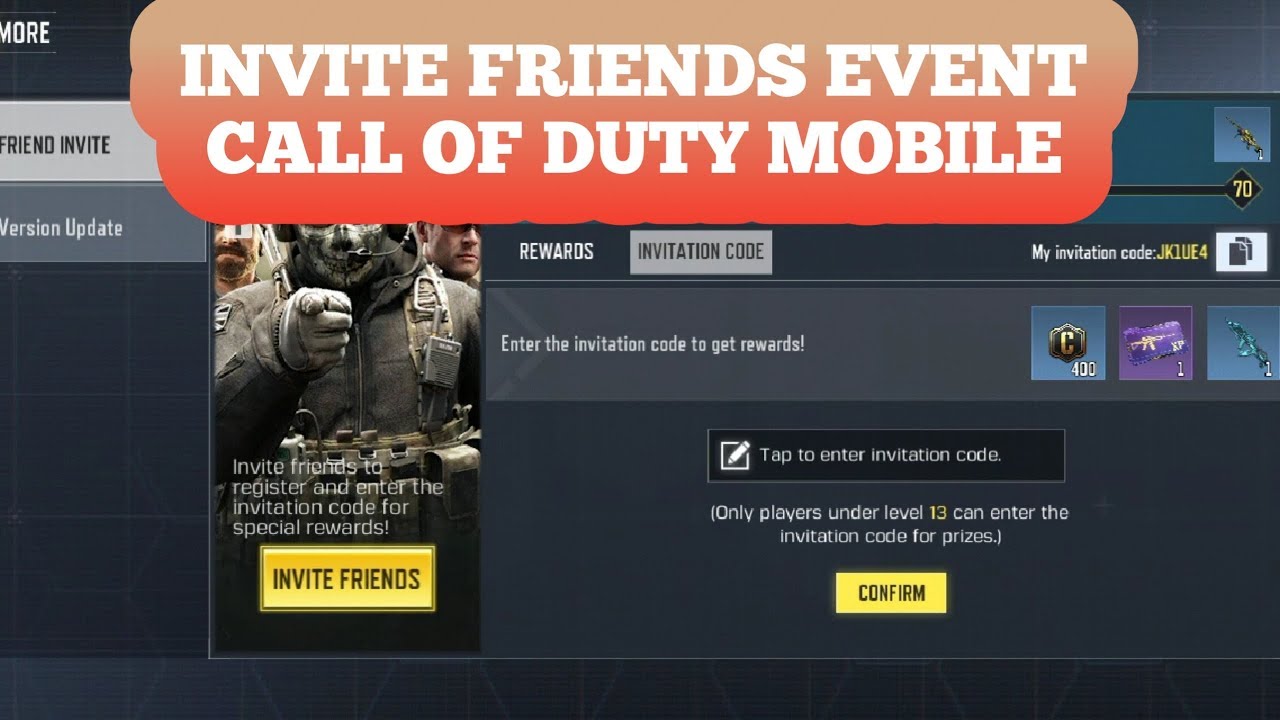 Friends invite event | how to use invitation code and get rewards ...