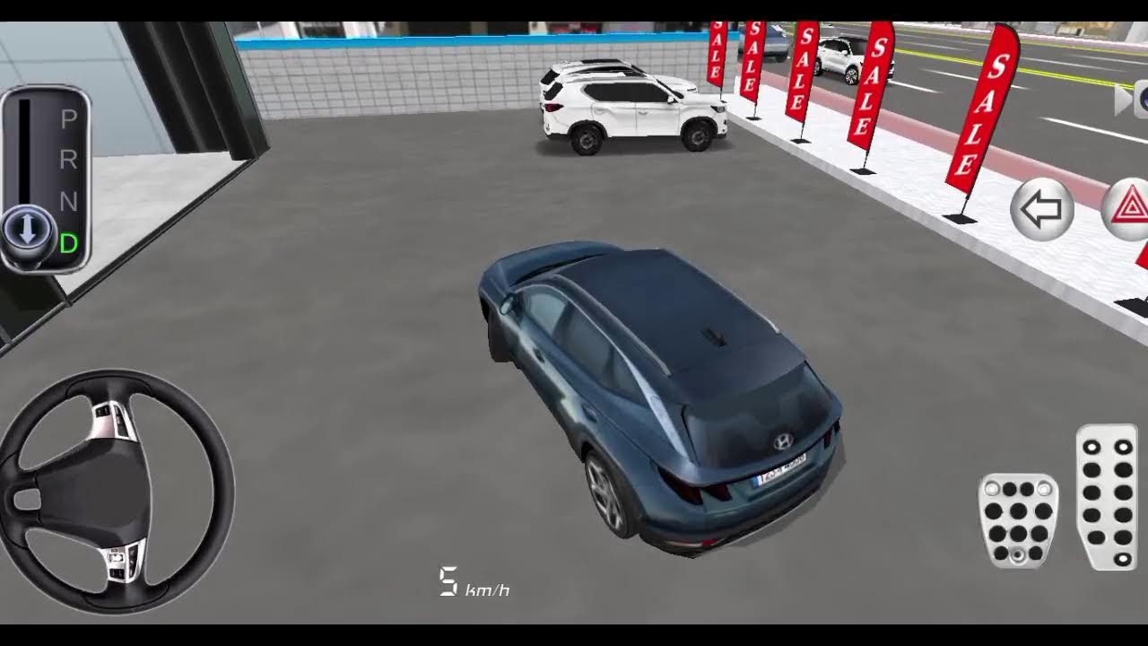 3D Driving Class Simulation || USA Funny 3D Car Officer Refuel His ...