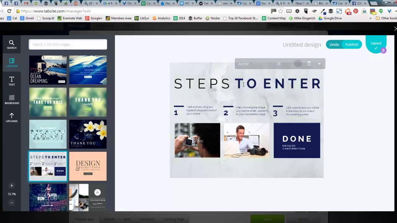Canva integration in TabSite - YouTube