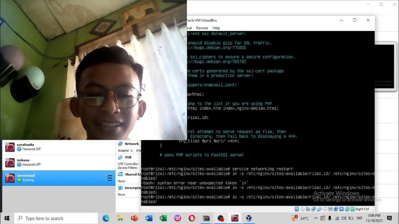 TUTORIAL MEMBUAT DNS DAN WEB SERVER NGINX ? - YouTube