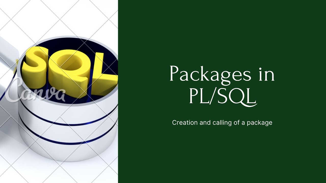 #Oracle #PLSQL #Packages - YouTube