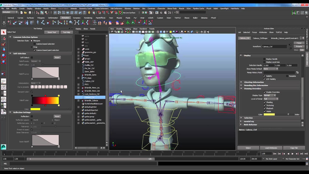 Rigging Basico de Personajes en Maya Leccion 5 Parte 3 - YouTube