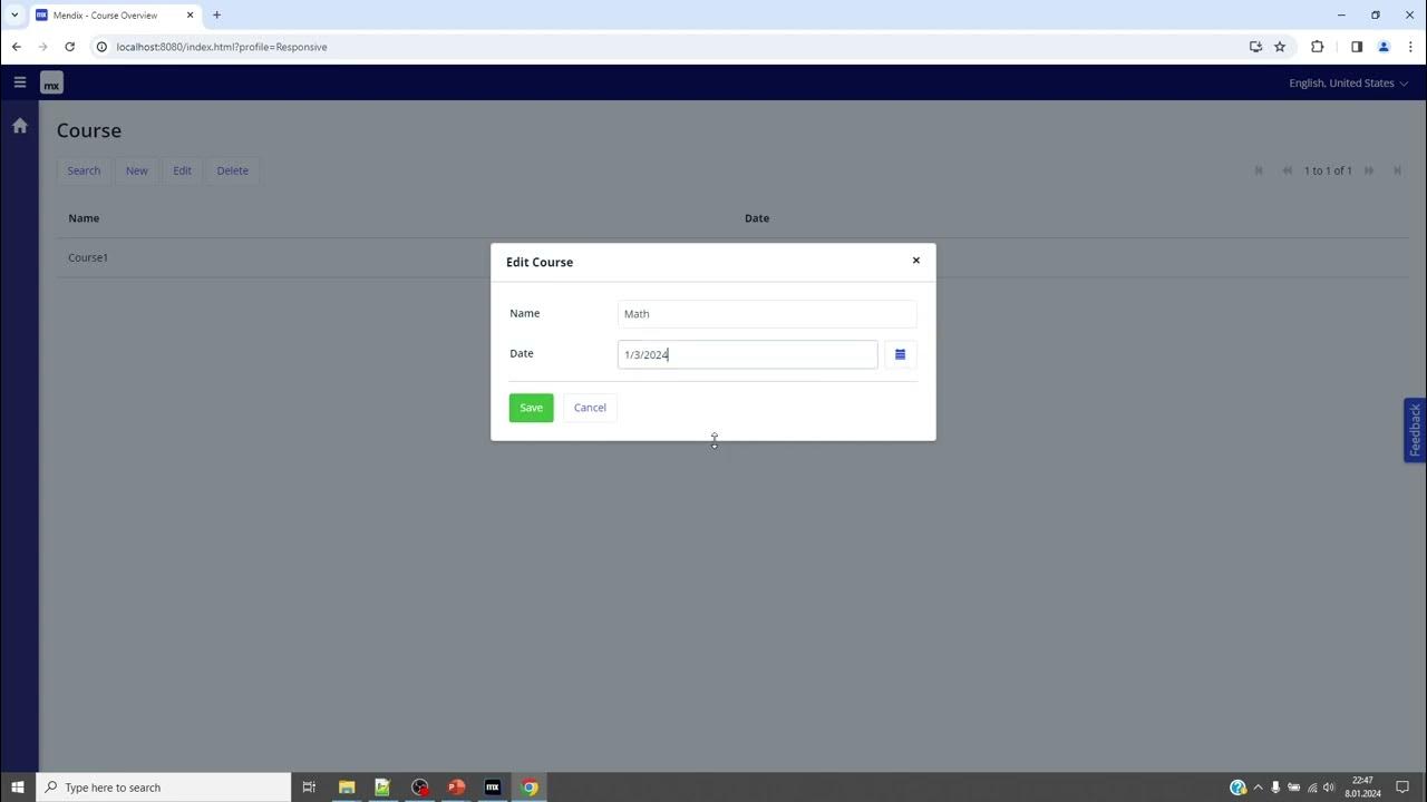 Mendix Basics - Chapter 6 (Non-persistable Entities, Make Custom ...